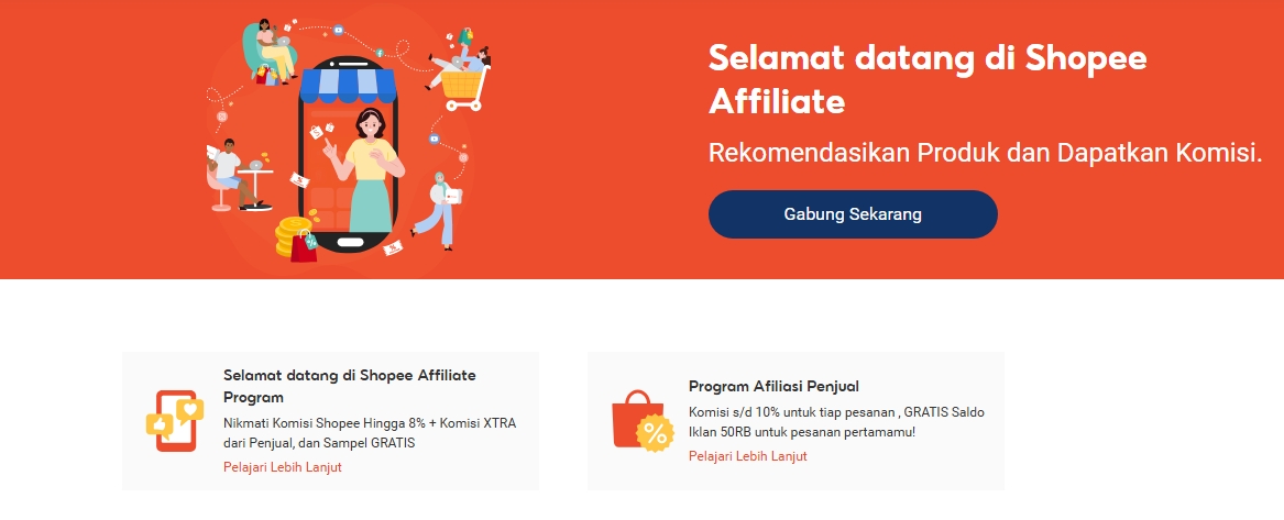 Mau Komisi Jutaan? Cara Daftar Shopee Affiliate 2025 Tanpa Minimal ...